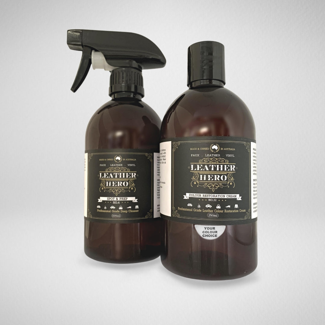 Leather Colour Cream Kit - Deep Sea – Leather Hero Australia