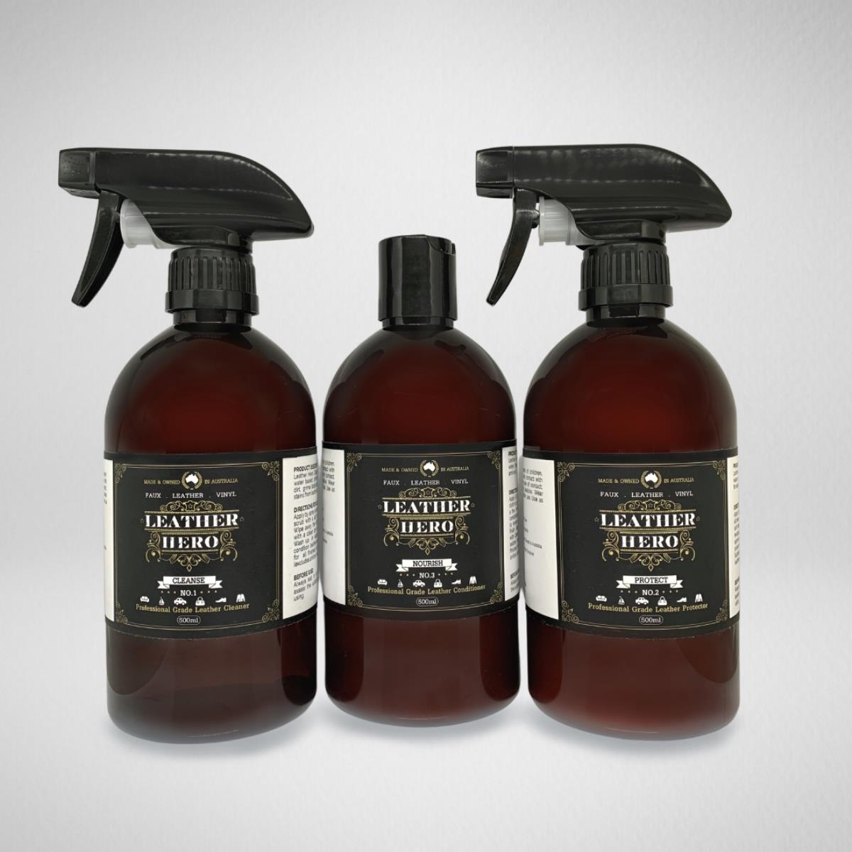 Leather Care & Protection Kit – Leather Hero Australia
